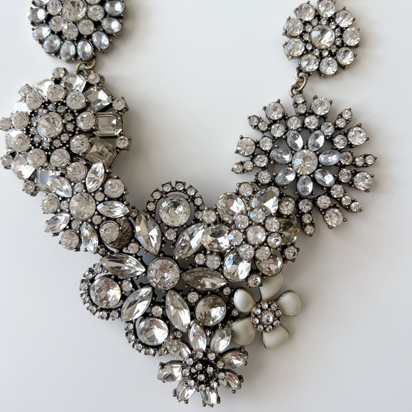 J. Crew | Jewelry | J Crew Flower Lattice Necklace | Poshmark